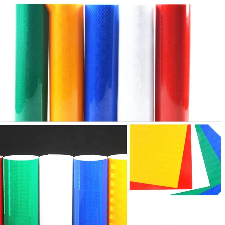 High Visibility Reflective Vinyl Rolls for Safety Signs