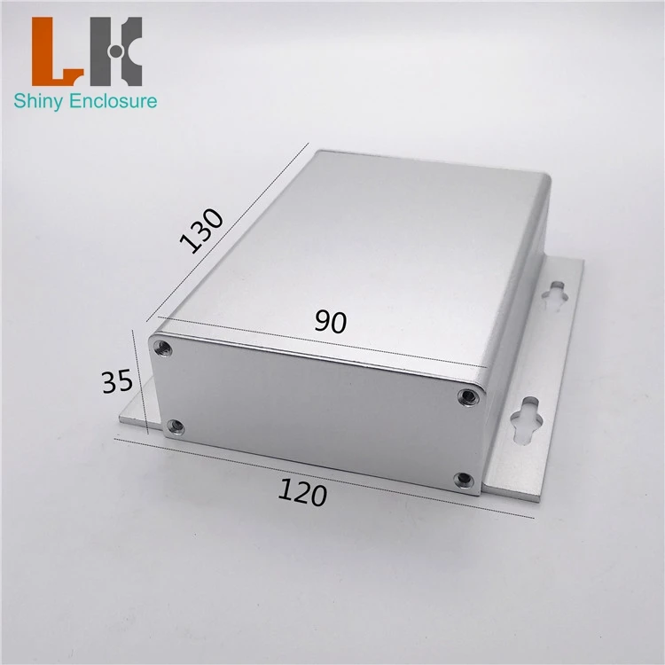 35*120*130mm Anodized Aluminum Enclosure Box for Electronics