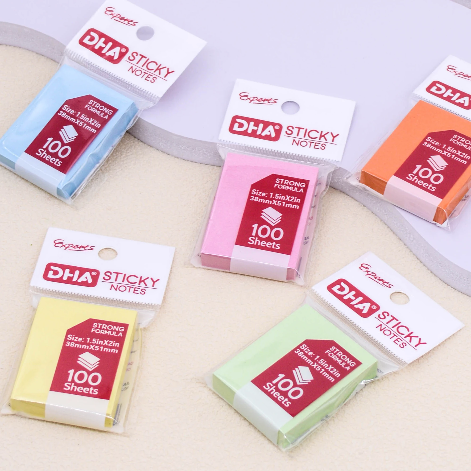 Cheap Office Stationery Set 3x1 Inch Sticky Nots Memo Pad Notebook For ...