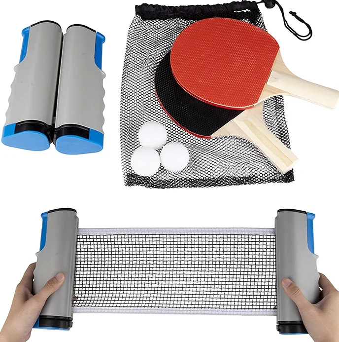 Retractable Table Tennis Table Grid Plastic Strong Mesh Net Portable ...