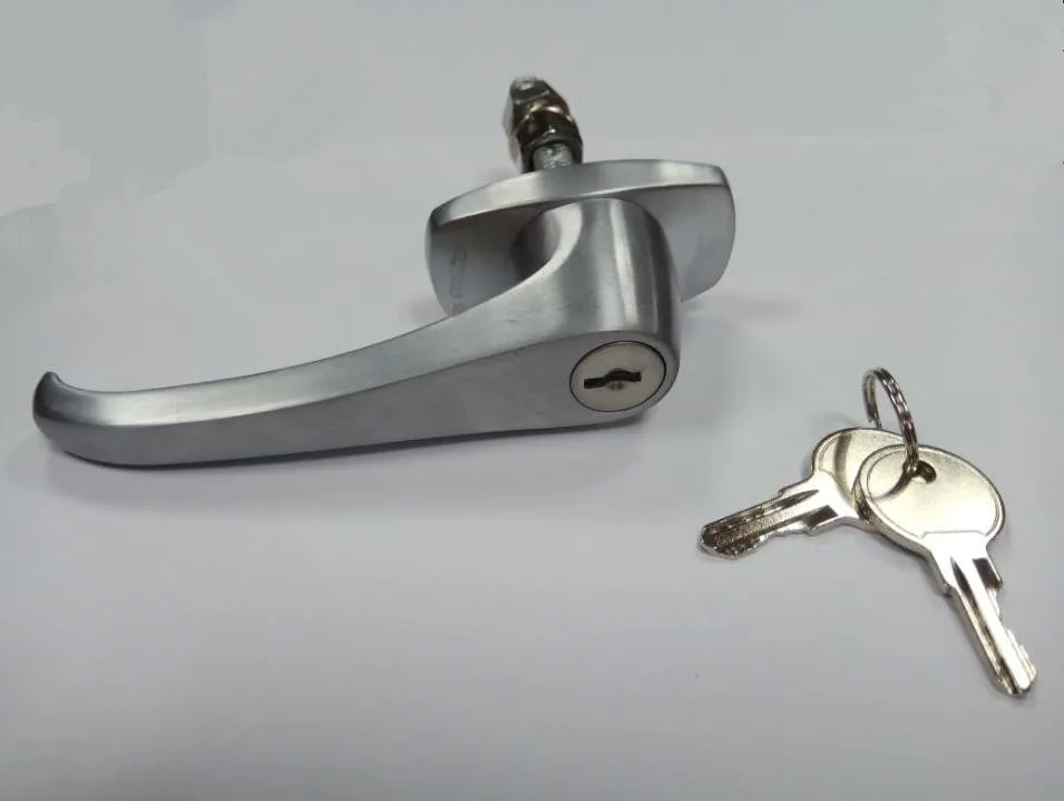 Yh8430 Chrome-plated L-shaped Handle Door Lock With Keys - Buy L-shaped ...