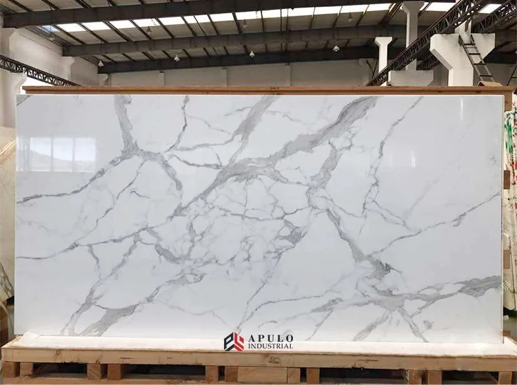 Luxury Glazed Polished Italian Calacatta Greek White Marble Tile ...