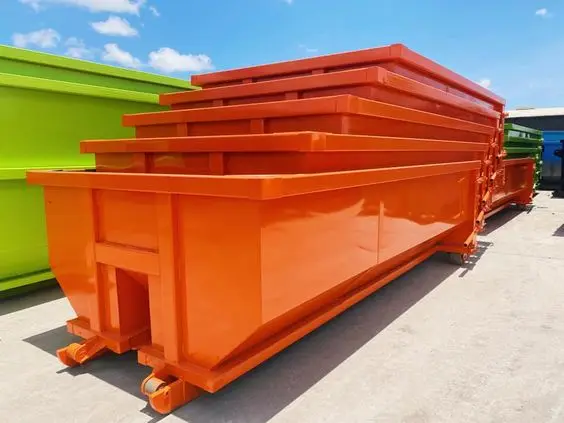 6 Yard FRONT-LOAD DUMPSTER - Stackable Skip Bin for Waste Management