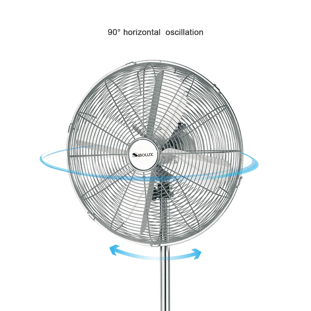 Low Noise Three Speeds Oscillating High Power 18 Inch Industrial Metal ...