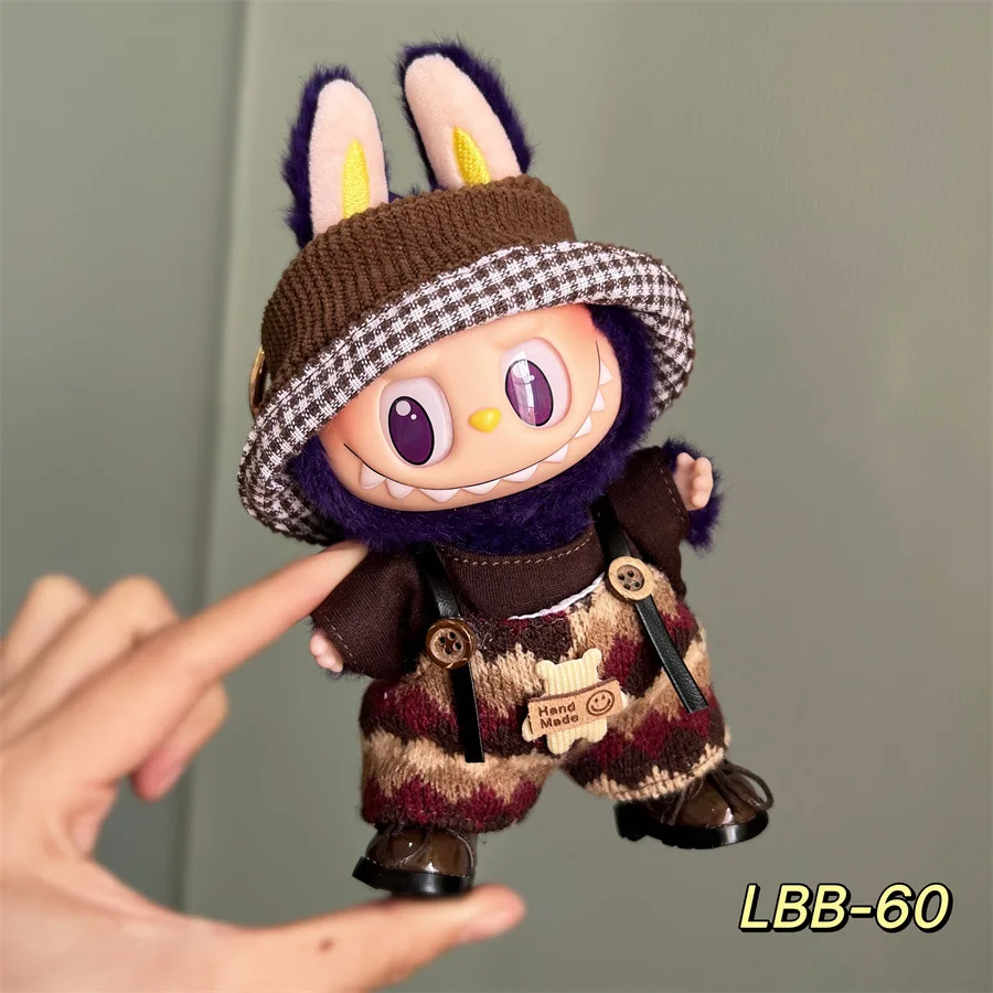 17Cm Generation Blind Box Labubu Doll Clothes Cartoon Toy Style Labubu ...
