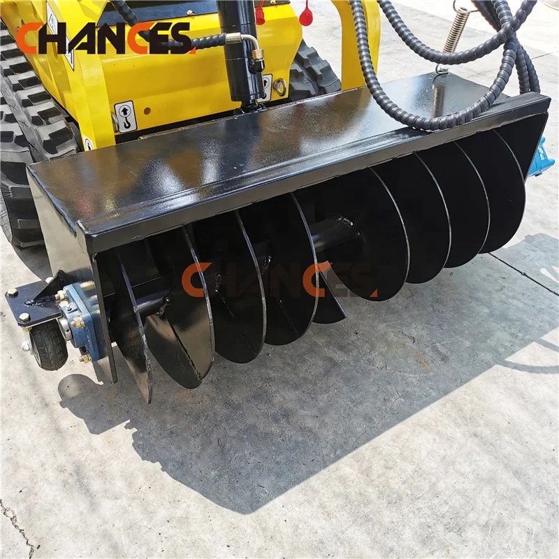 Trench Filler Attachments with Wheels for Mini Skid Steer