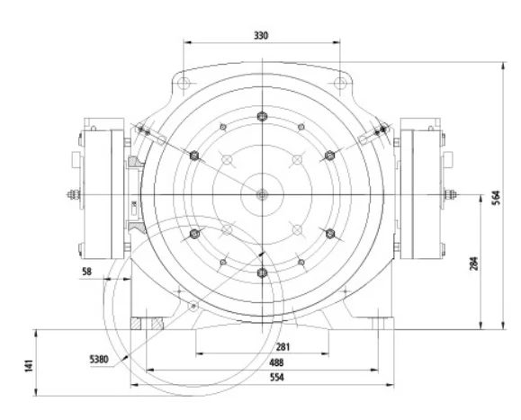 XIZI FORVORDA Gearless Traction Machine GETM 3.5H Elevator
