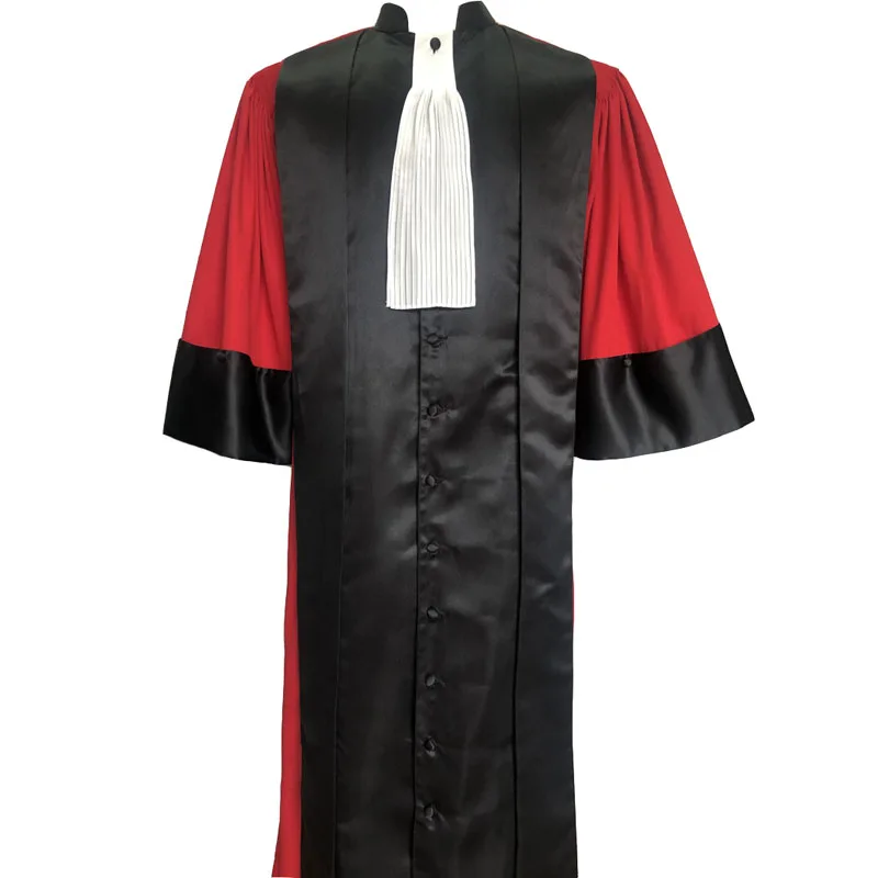 Luxury Custom Red Judge Robe Toga Dress - Smq-oem/custom