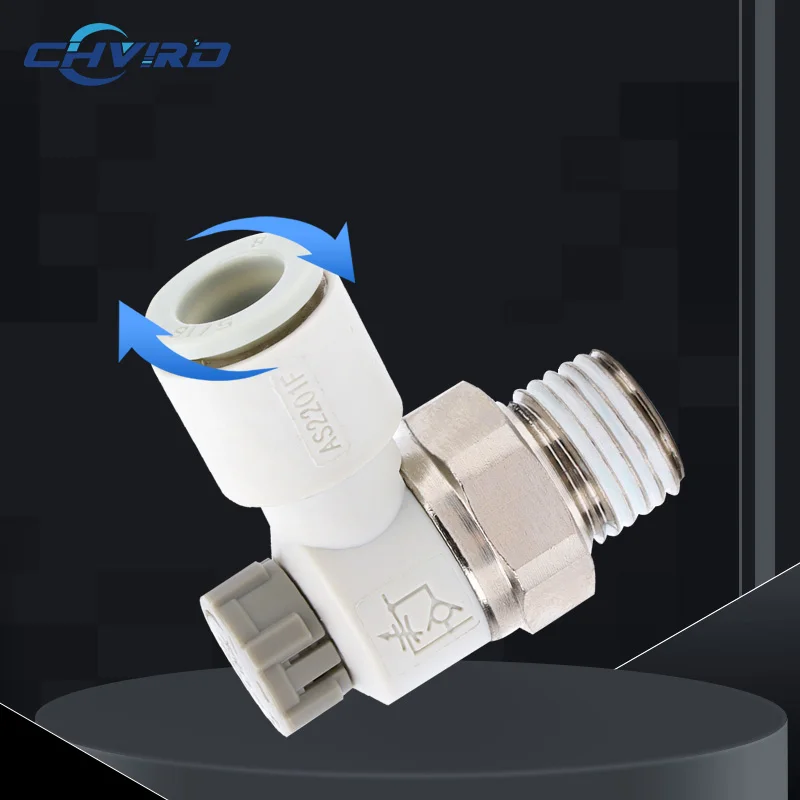 SMC Pneumatic Speed Controller Fitting AS1201F-M5-04A