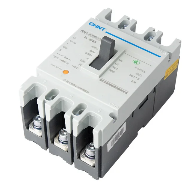 Chnt Mccb Circuit Breaker Nm1-250s-3300 With 3 Poles Circuit Breaker ...