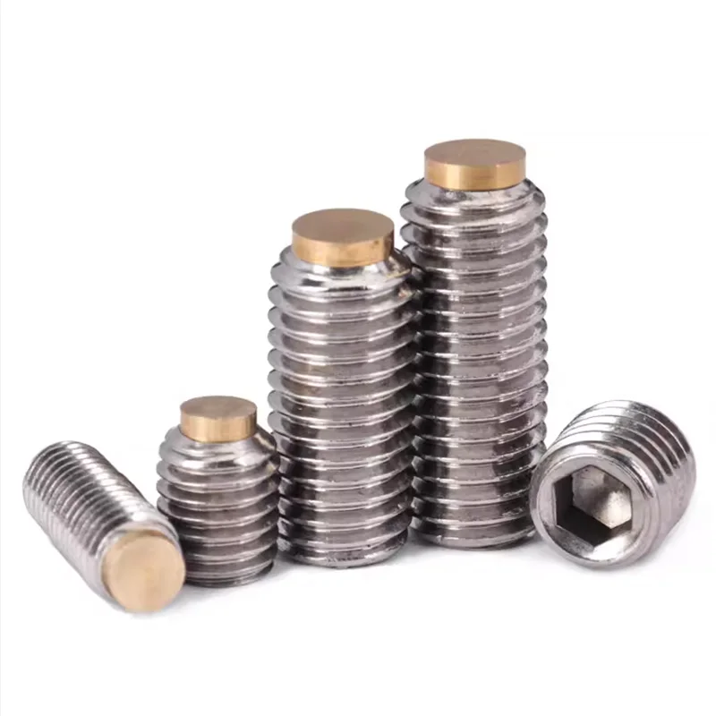 Customized Stainless Steel Brass Copper Set Screw Grub Tipped Screws ...