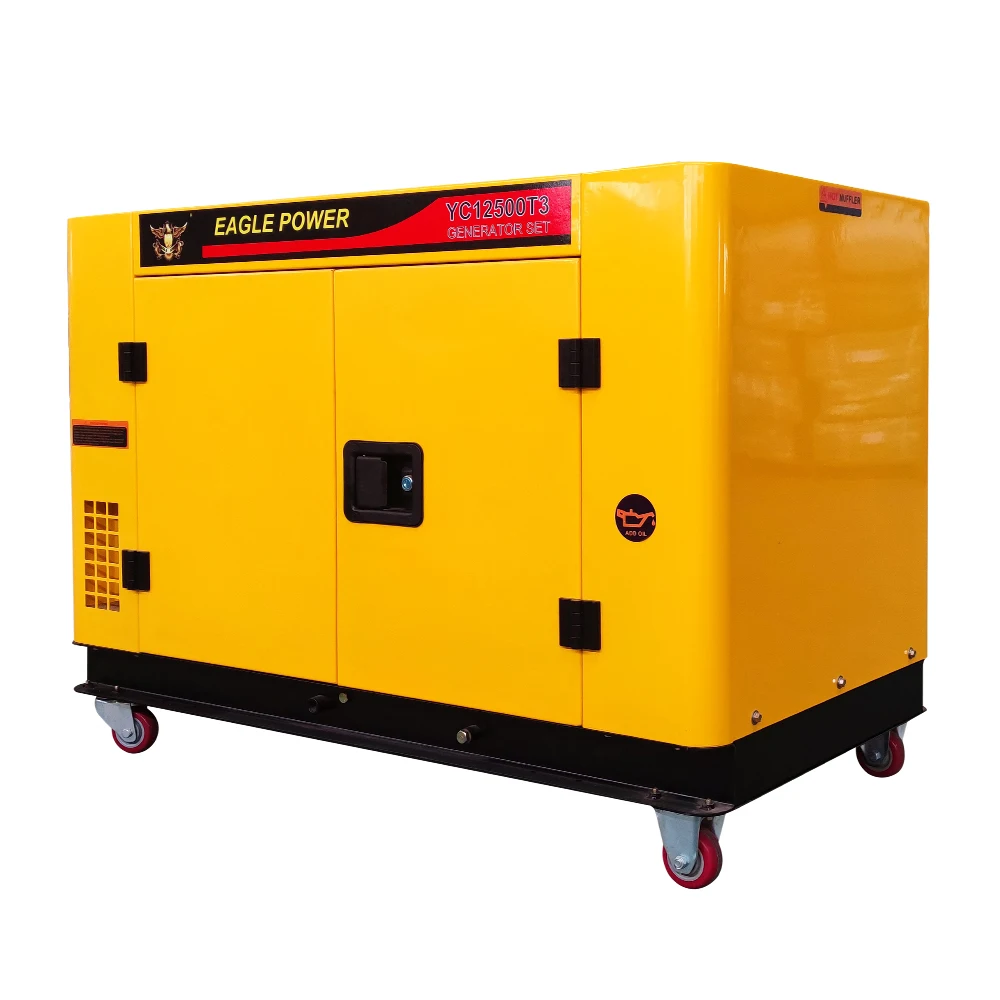 3 Phase 13kva 10kw Super Silent Diesel Generator Portable Diesel ...