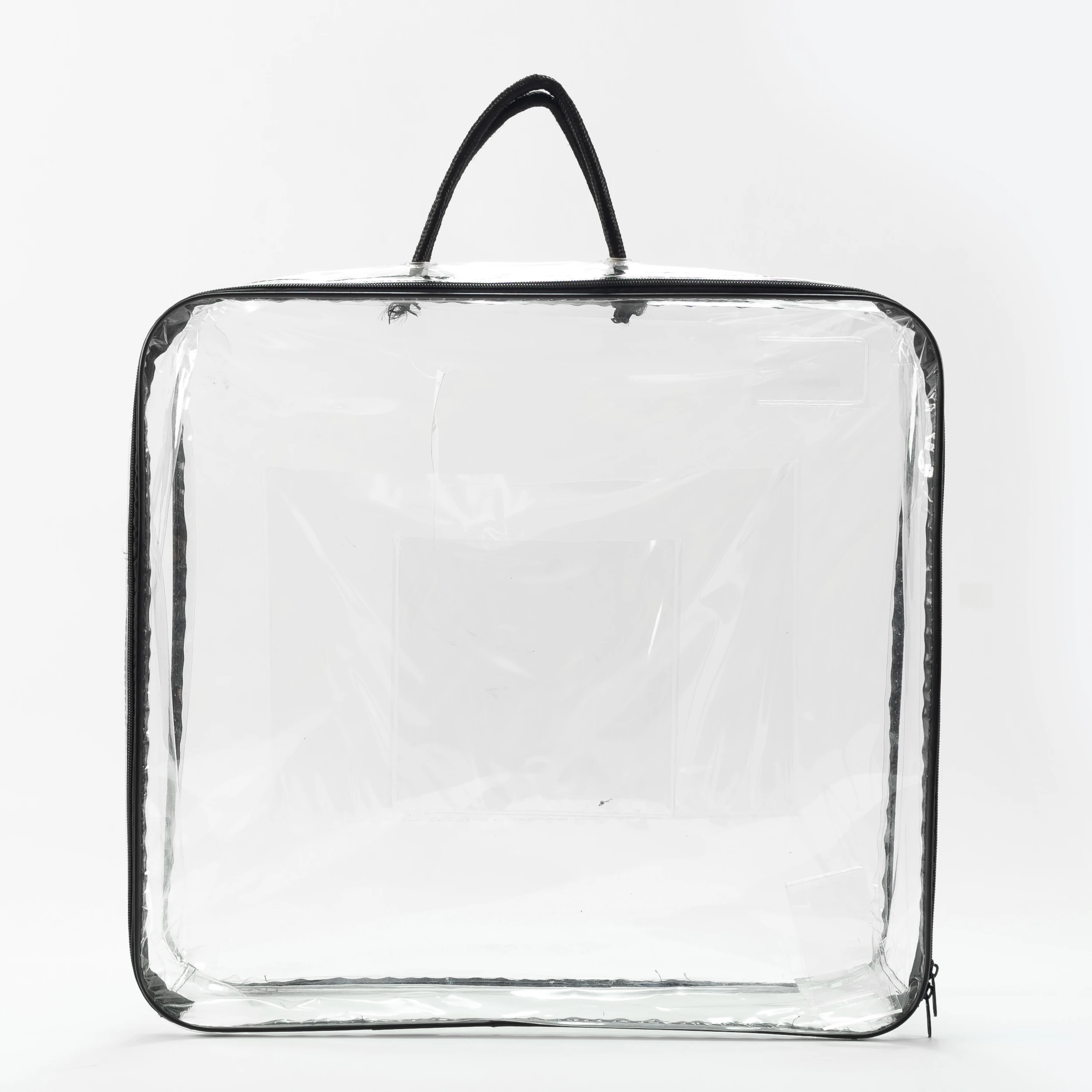 Clear PVC Wire Bag with Zipper for Blanket and Quilt