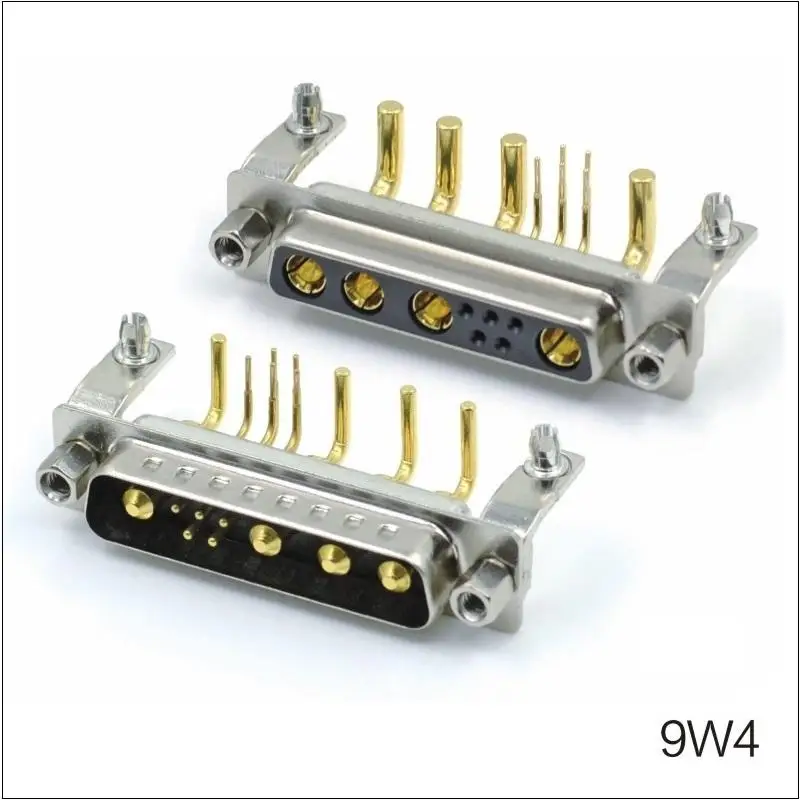 High Power 9w4 Female Connector 9w4 R/a Dip Type 9w4 Connector For Pcb ...