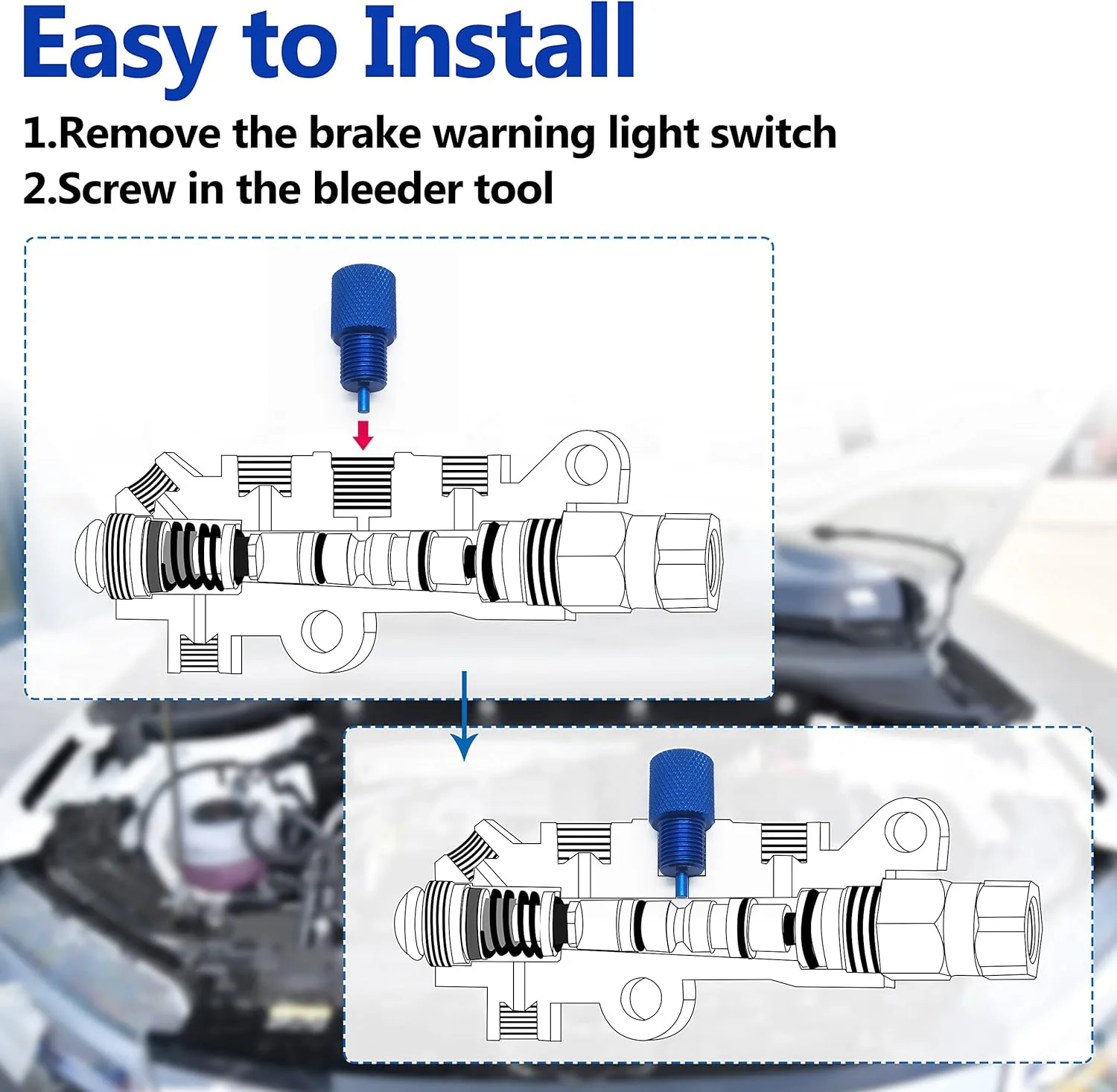 Combination and Prop Proportioning Valve Bleed Bleeder Tool PV2 PV4 ...