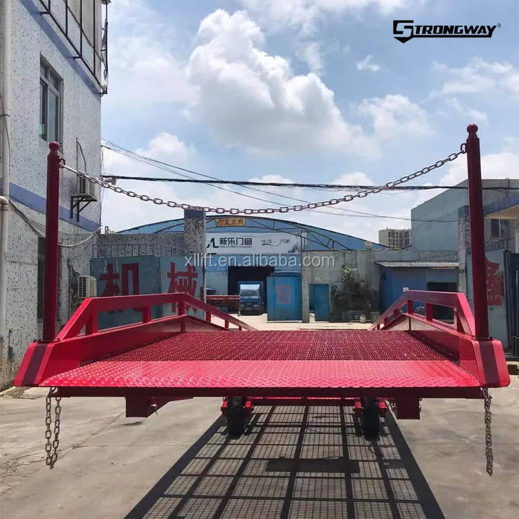 10 Ton Electric Hydraulic Loading Dock Ramp for Trucks