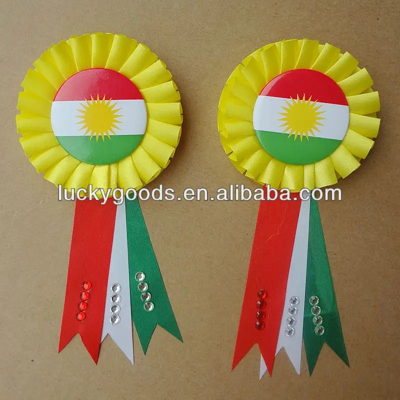 2014 Custom Printing Satin Ribbon Badge Wholesale - Buy Satin Ribbon ...