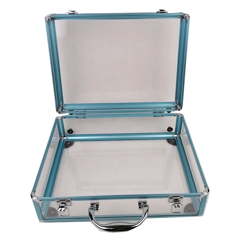 14 Inch Business Transparent Carry Case - Acrylic Briefcase