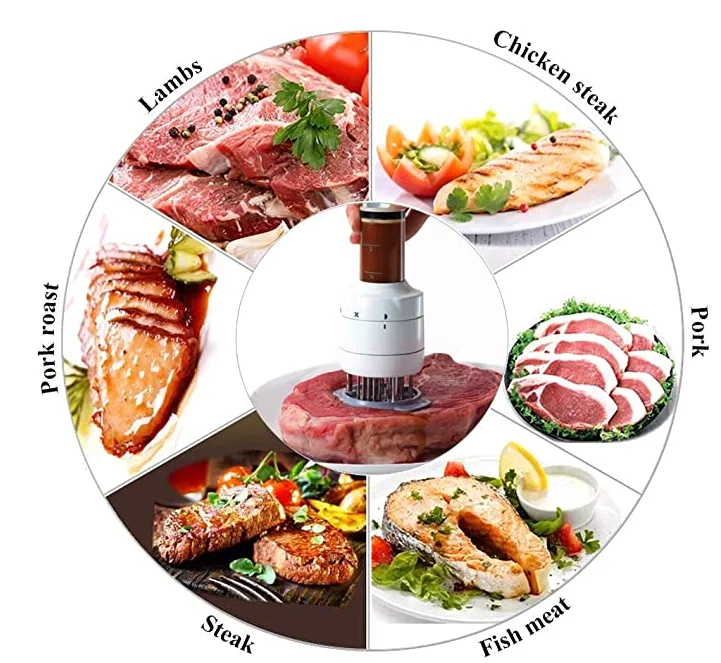 30 Needles New Multi Function Pickled Steak Meat Tenderizer For Soften