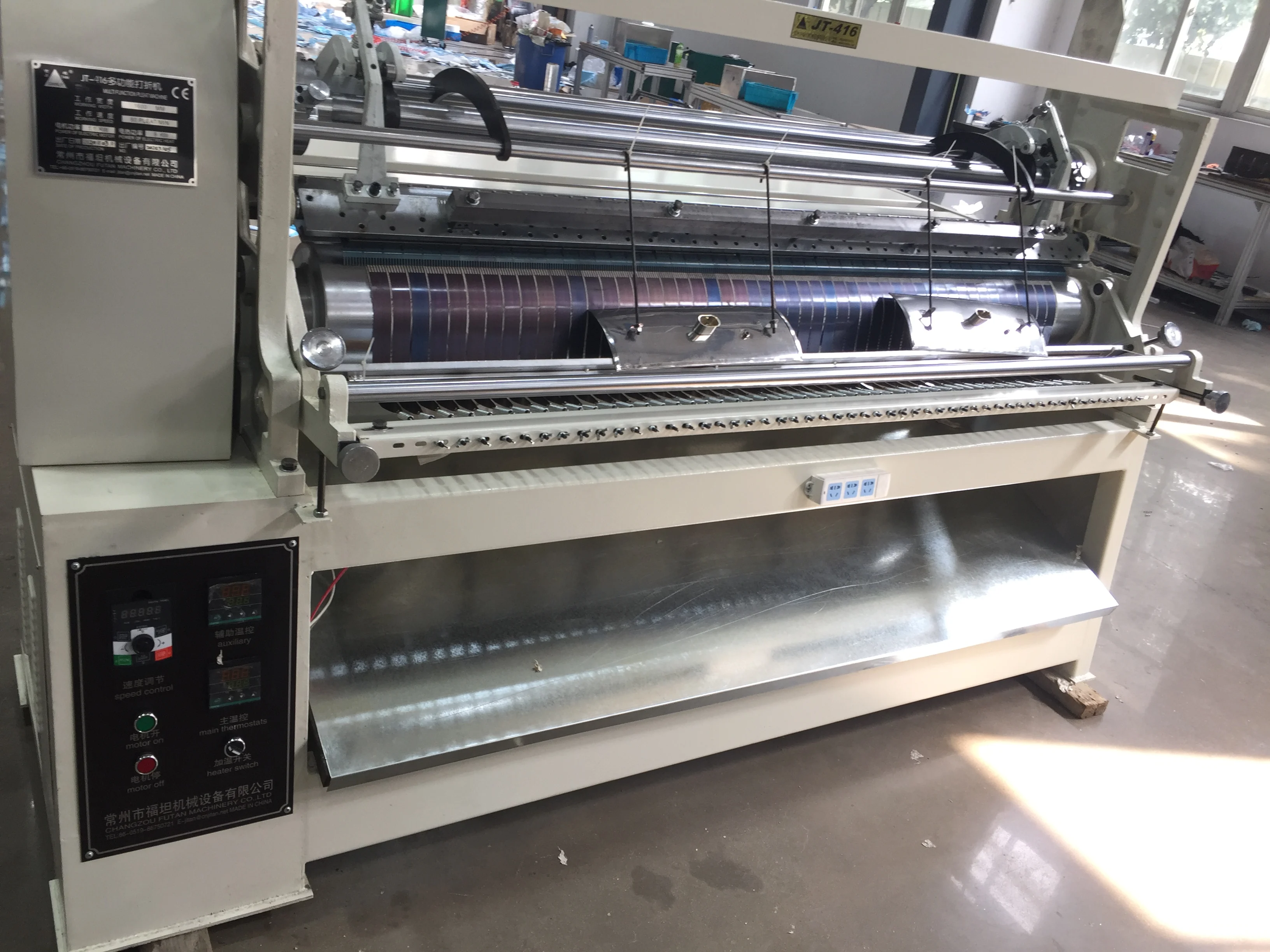 JT-416 Automatic Fabric Pleating Machine - Versatile & Durable