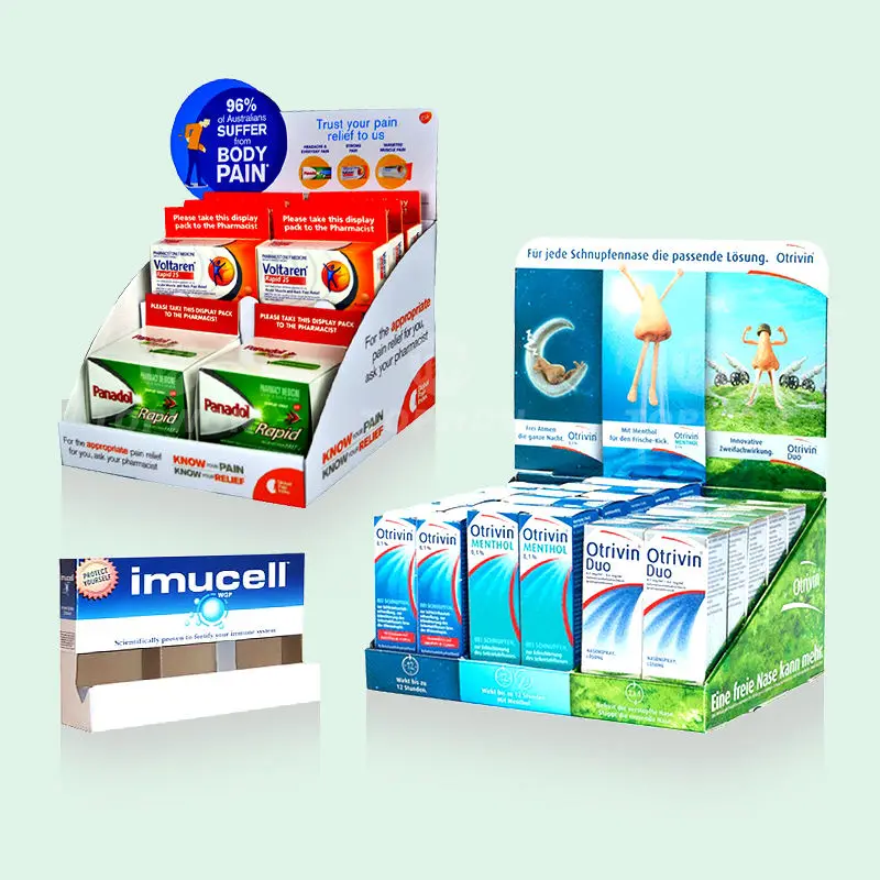 Custom Pop Up Tear Away Display Box Retail Cardboard Product Countertop ...