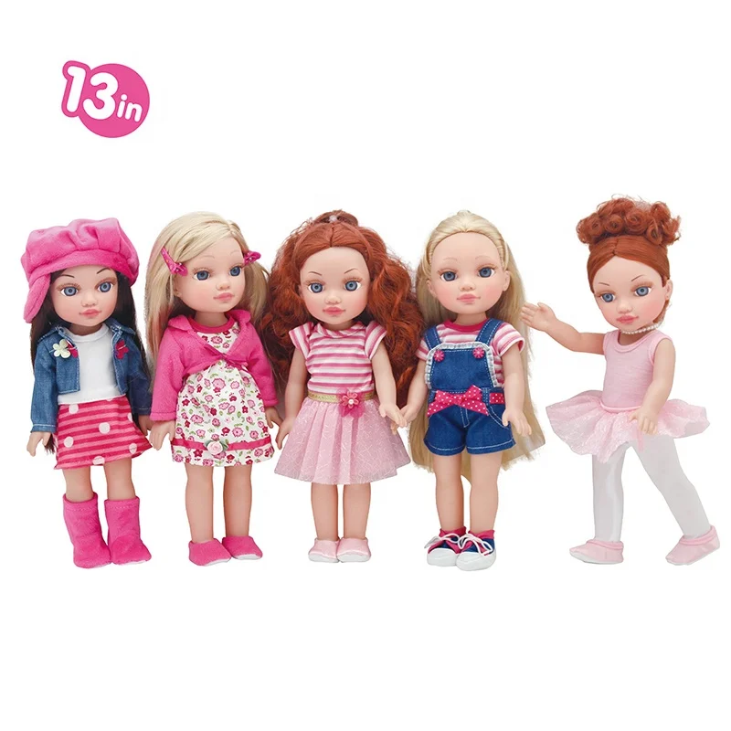 13 Inch American Girl Doll Baby Simulation Doll Fashion Baby Girl Doll ...