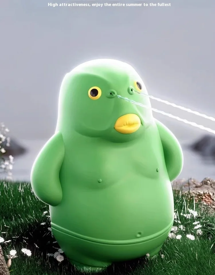 2025 New Green Head Fish Children's Toy Water Gun Mini Plastic Water ...