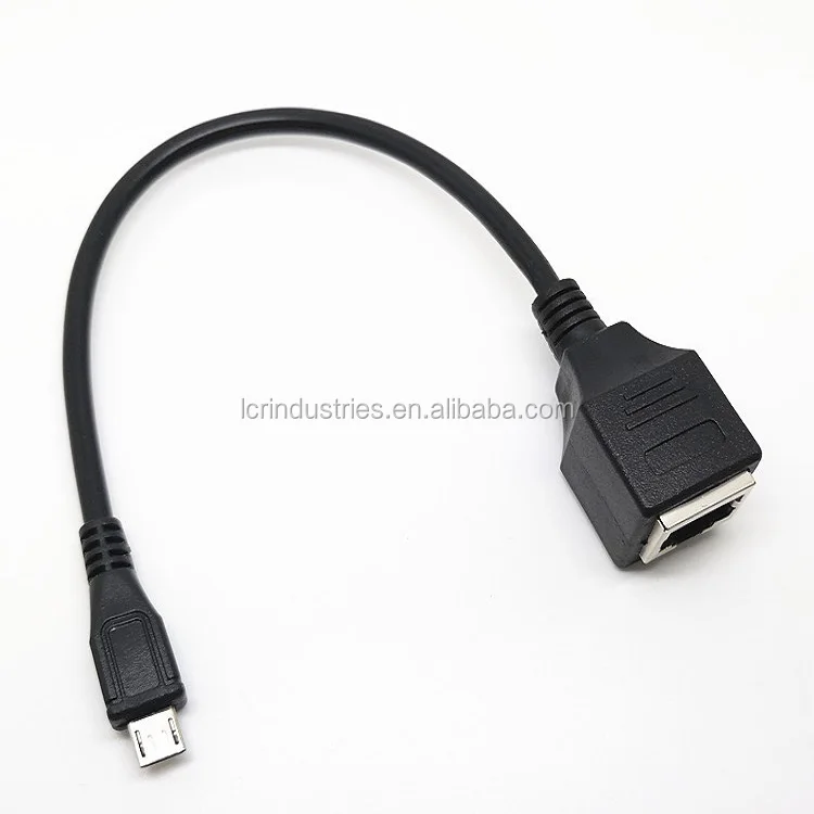 มินิ Usb ชายกับหญิง Rj45อีเธอร์เน็ต Usb แปลงสายอะแดปเตอร์ - Buy Mini ...