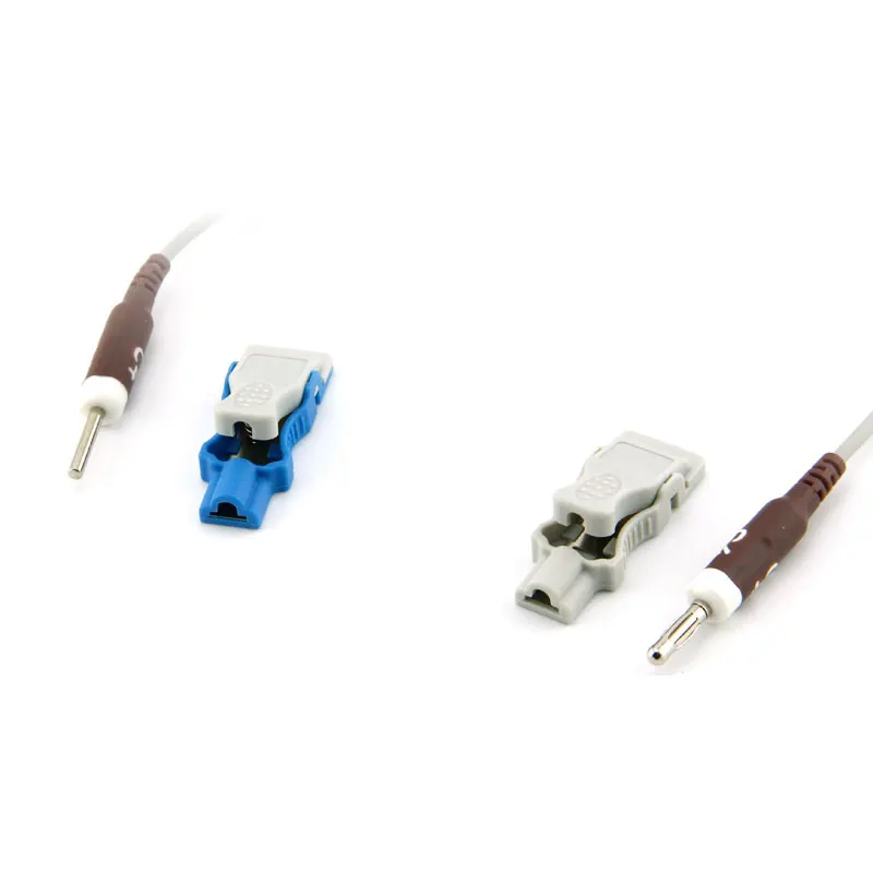 Ecg/ekg Leads With Snap End,Grabber,3 Mm Needle Or 4 Mm Banana End ...