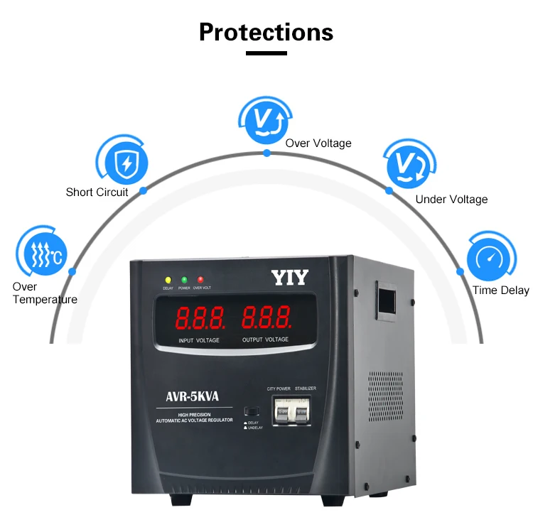 5kv Automatic Voltage Stabilizer 5kva Stabilizer Price Single Phase Avr ...