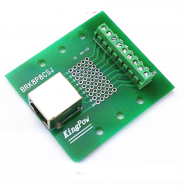 Rj45 Transfer Terminal Rj45 1port Network Port Transfer Terminal Block ...