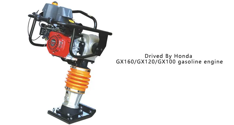 JINYAO Vibratory Tamping Rammer - 5.5HP Earth Compactor