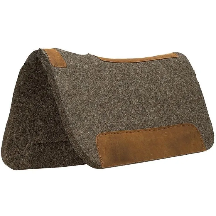 Plain Customised Wool Horse Western Show Wool Felt Saddle Pads In ...
