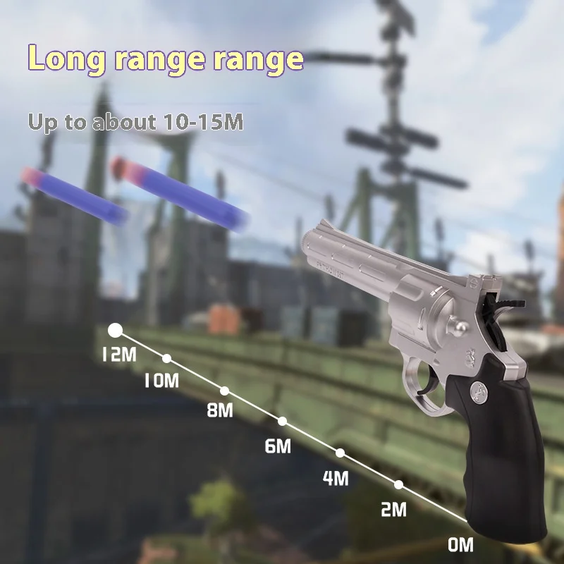 Launchsoft Bullet Toyguns Children's Revolver Toy Guns Suction Cup Soft ...