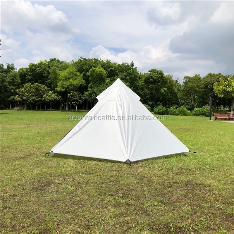 Hexagonal Outdoor Cooking Tent Tarp Pyramid Ultralight Hiking Backpack ...