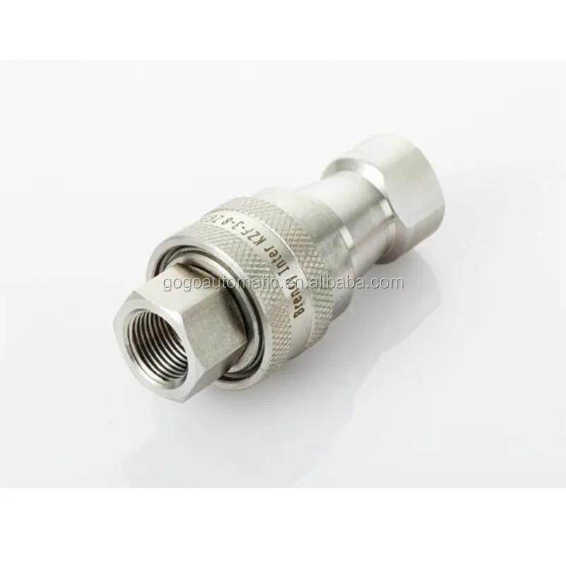 Iso7241-b Stainless Steel 304 Corrosion Resistant Kzf Double Self-sealing High Temperature And ...