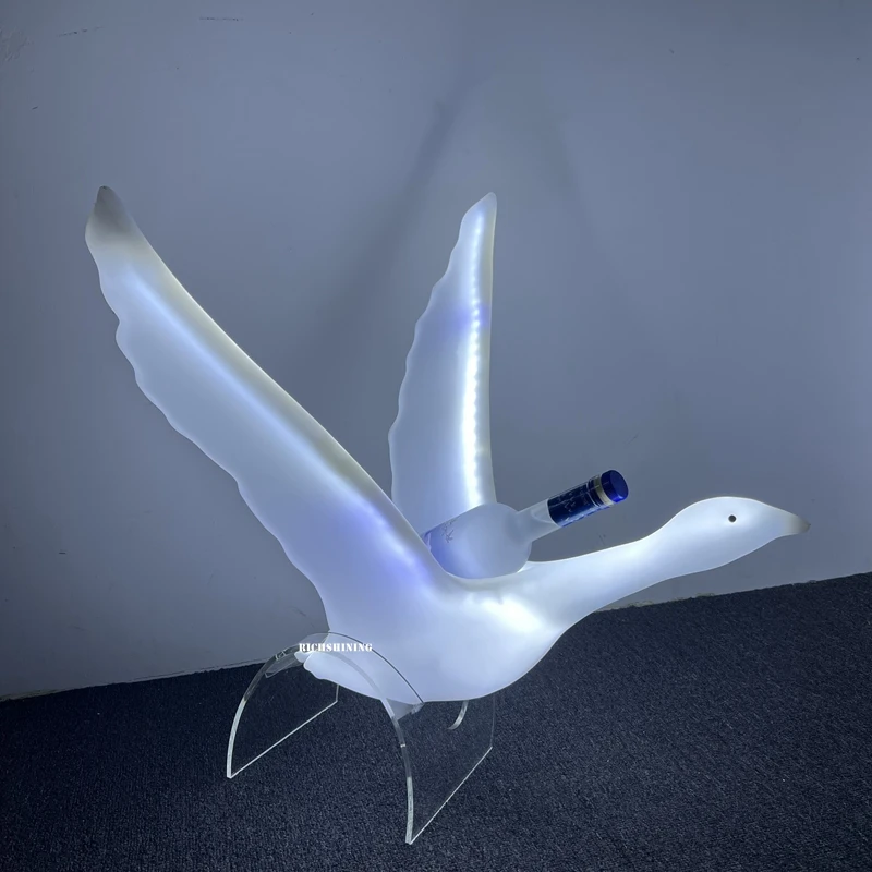 Night Club Grey Goose Vodka Bottle Presenter White Led Acrylic Service ...