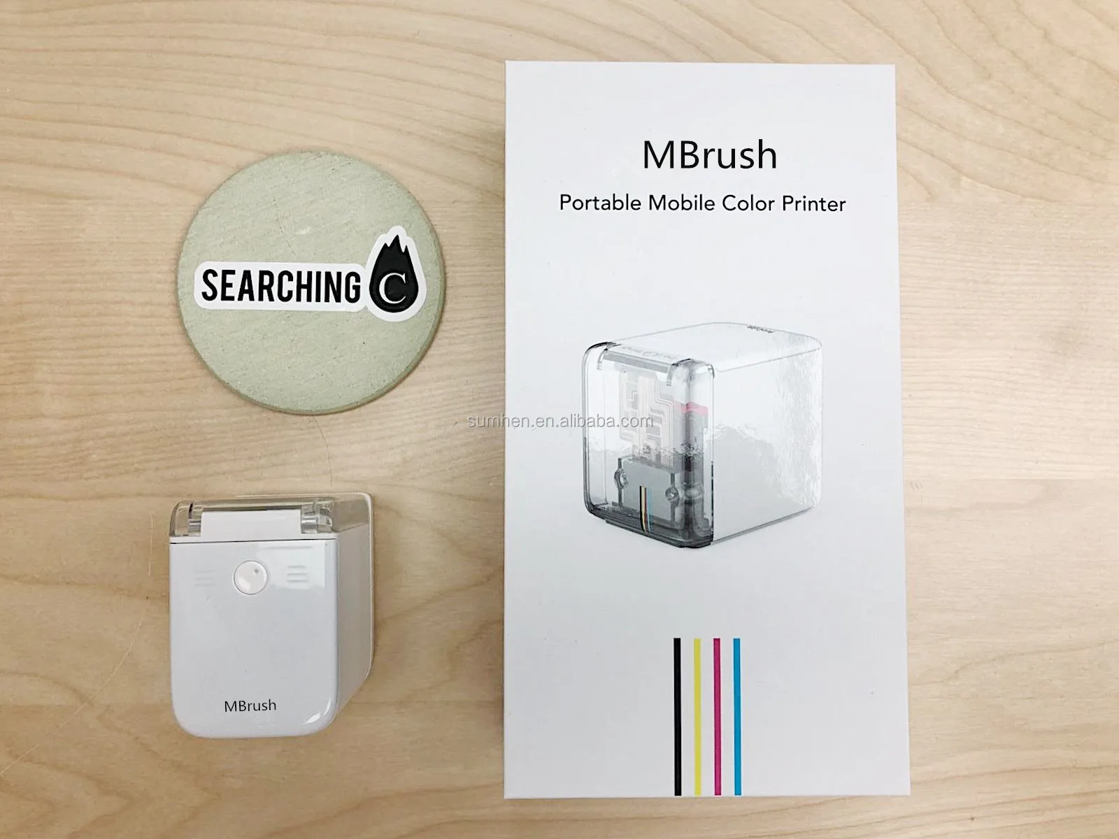 Mbrush Mini Printer - Portable Color Printing for Mobile
