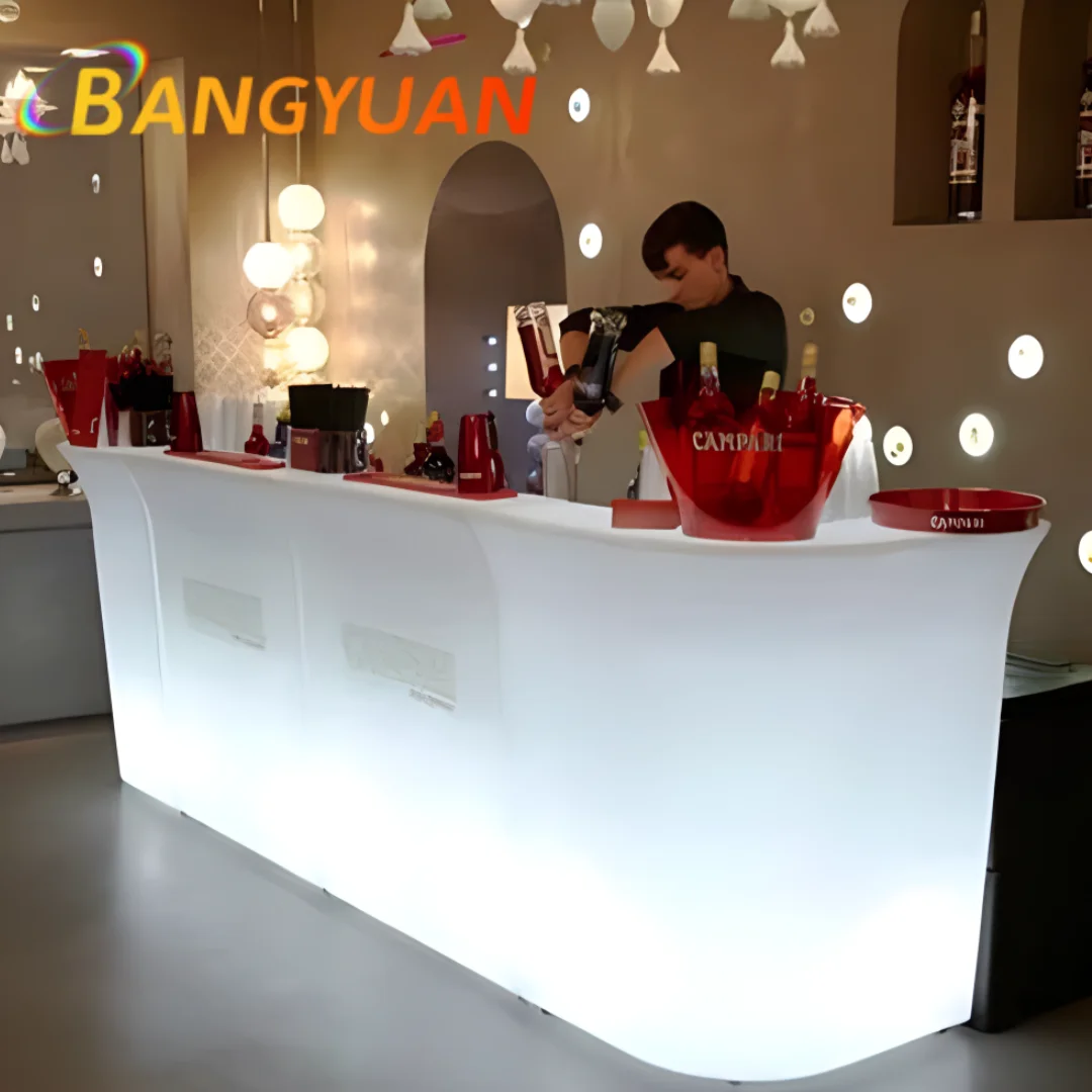 Waterproof 16-Color LED Bar Counter for Outdoor Nightclubs