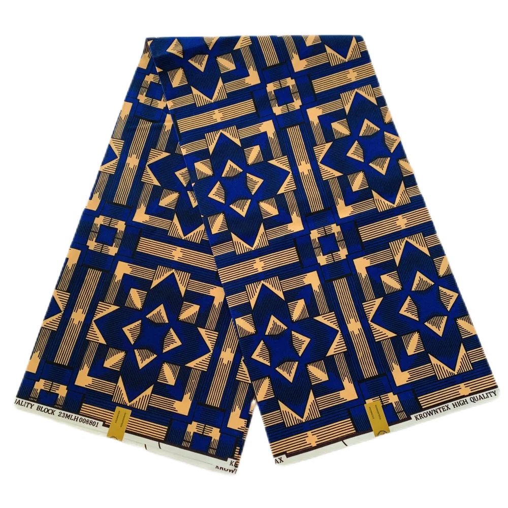 High Quality Pagne African Dutch Wax Real Dutchwax Printed Cotton ...