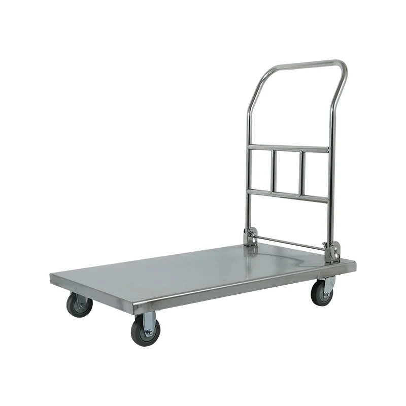 Stainless Steel 300kg Hand Carts Trolleys Heavy Duty Industrial ...