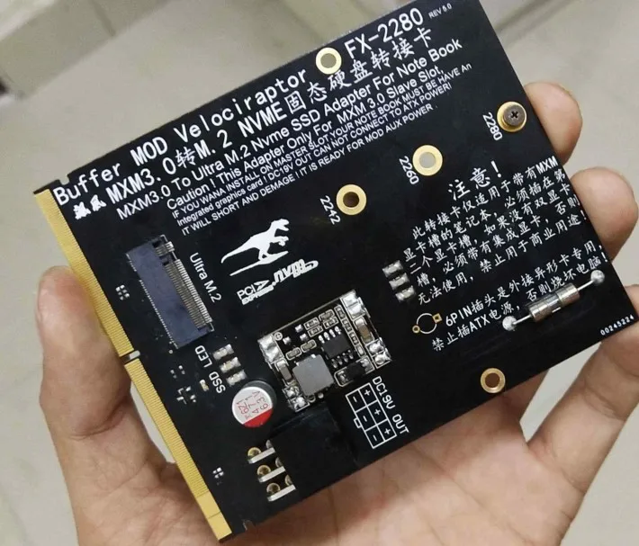 O Adaptador Novo Original Mxm Para M.2 Nvme - Buy Mxm Para M.2 Nvme ...