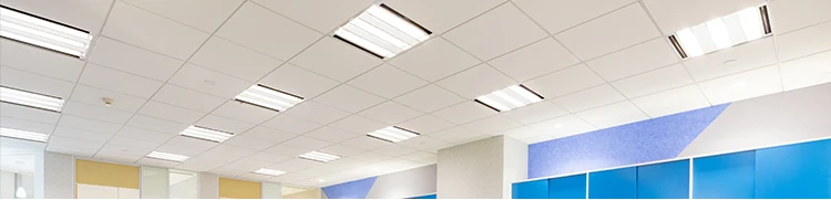 60x60 False Ceiling Design - Smooth Mineral Fiber Panels