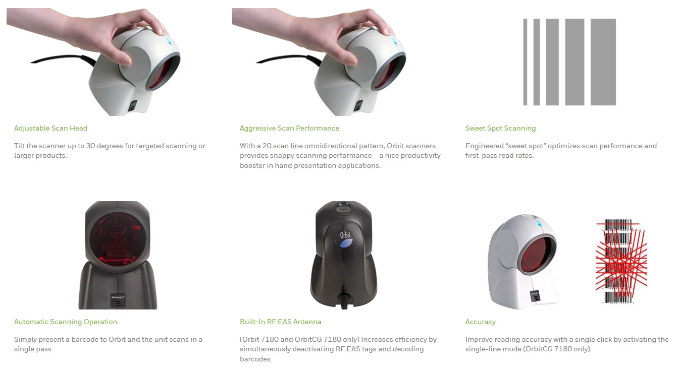 Honeywell Orbit MS7120 USB Barcode Scanner - Efficient & Reliable