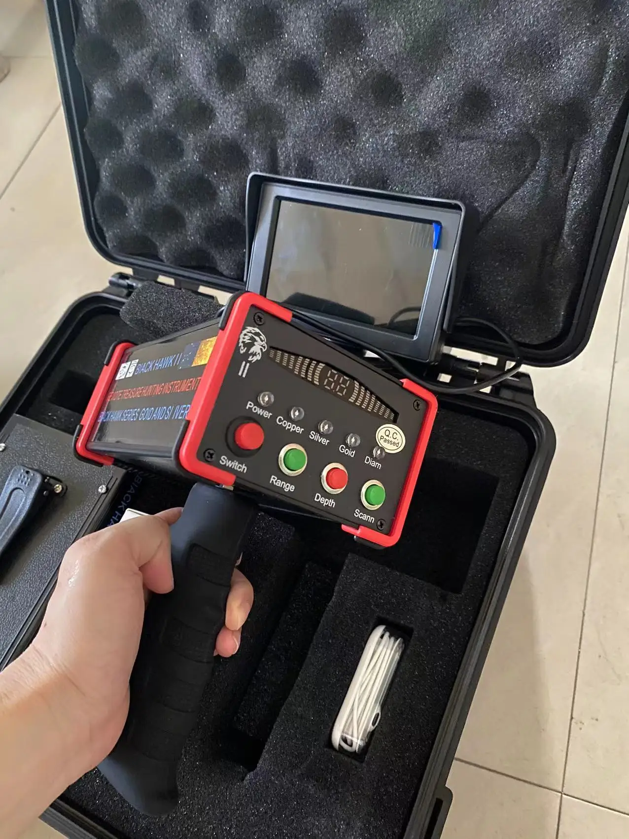 Black Hawk II Metal Detector - Precision Treasure Finding