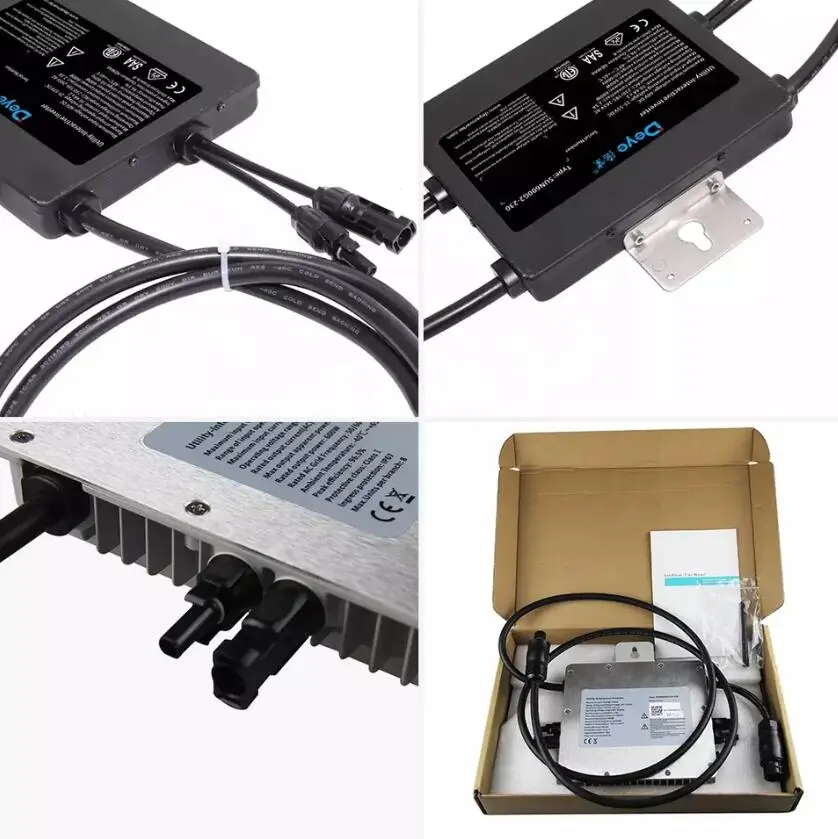 High Efficiency Deye Micro Inverter 800w Off Grid Built In Wifi 2 Mpp ...