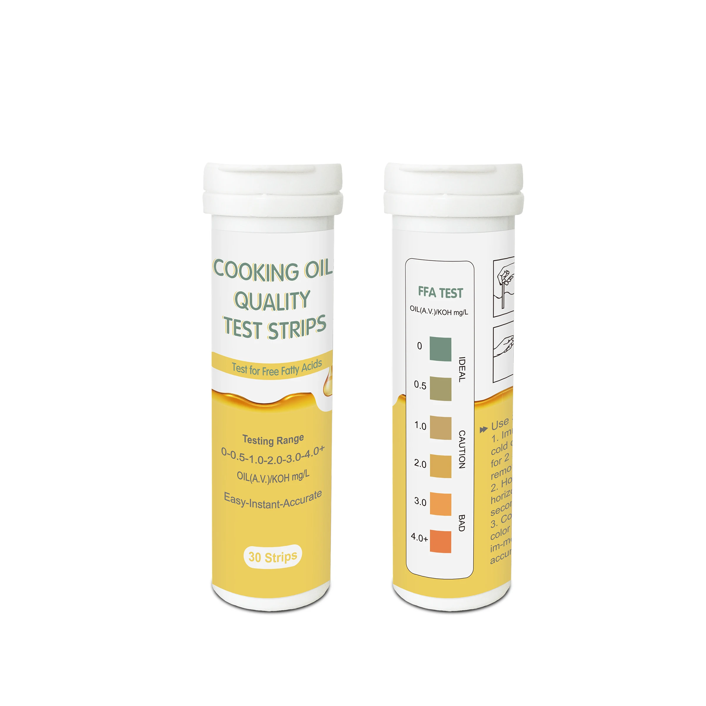 VANSFUL Oil Test Strips - Accurate Manual Frying Quality