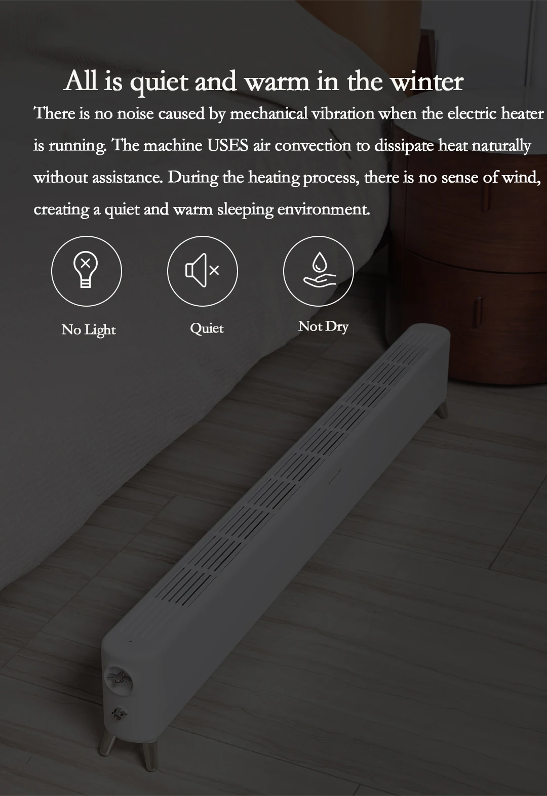 Q3-E 2000W Free Standing Waterproof Home Room Heater Electric Digital ...