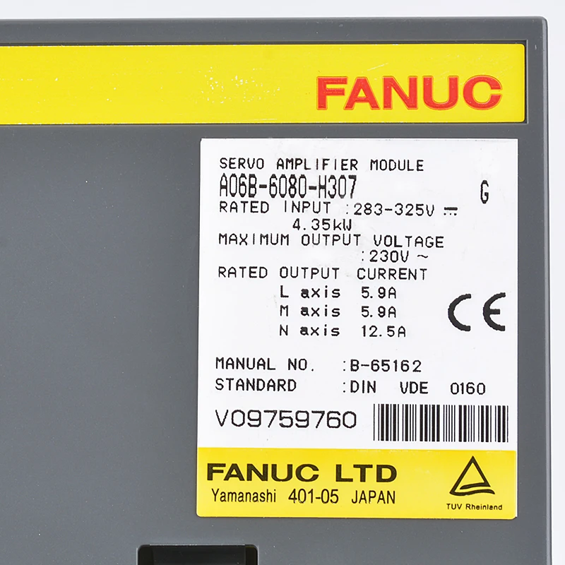Fanuc Amplifier A06b-6080-h307 - Buy A06b-6080-h307 fanuc Amplifier fanuc Servo Motor Drive ...