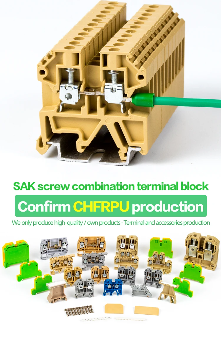 SAK2.5 Din-Rail Terminal Blocks - Reliable Wire Connecting